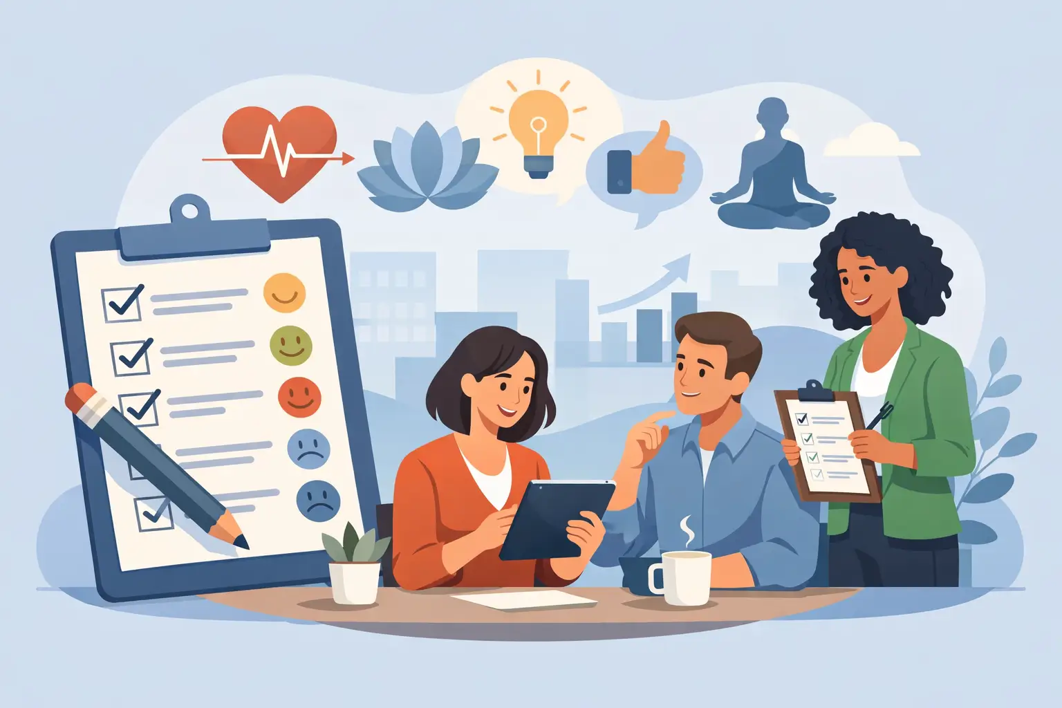 20 workplace wellbeing survey questions | Workplace Mental Health Institute